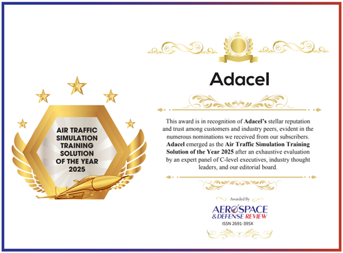 Adacel named Air Traffic Simulation Training Solution of the Year 2025 ...