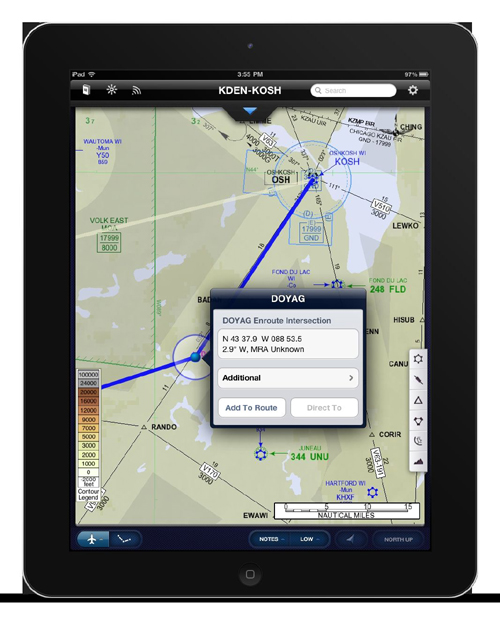 New data-driven features of JEPPESEN Mobile Flitedeck APP Simplify ...